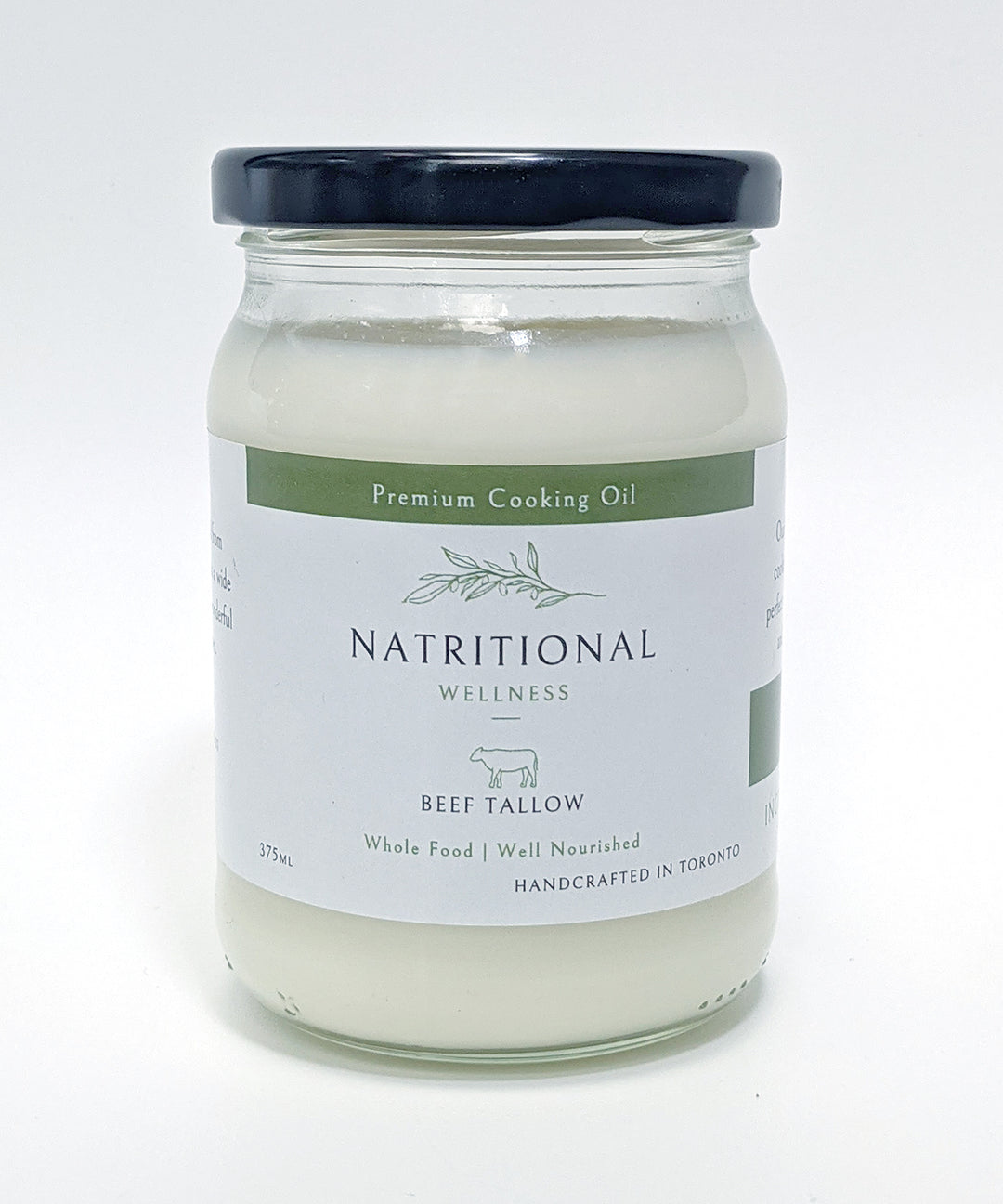 Beef Tallow (Suet - Grass-Fed and Finished) in Glass Jars – Natritional ...